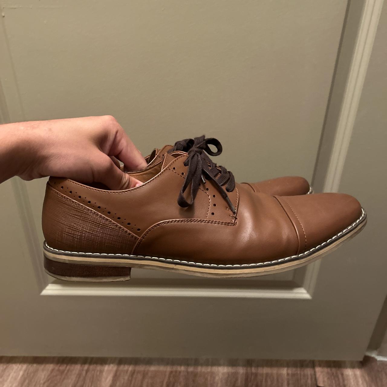 Michael strahan ortholite brown dress shoes SZ 10.5... - Depop