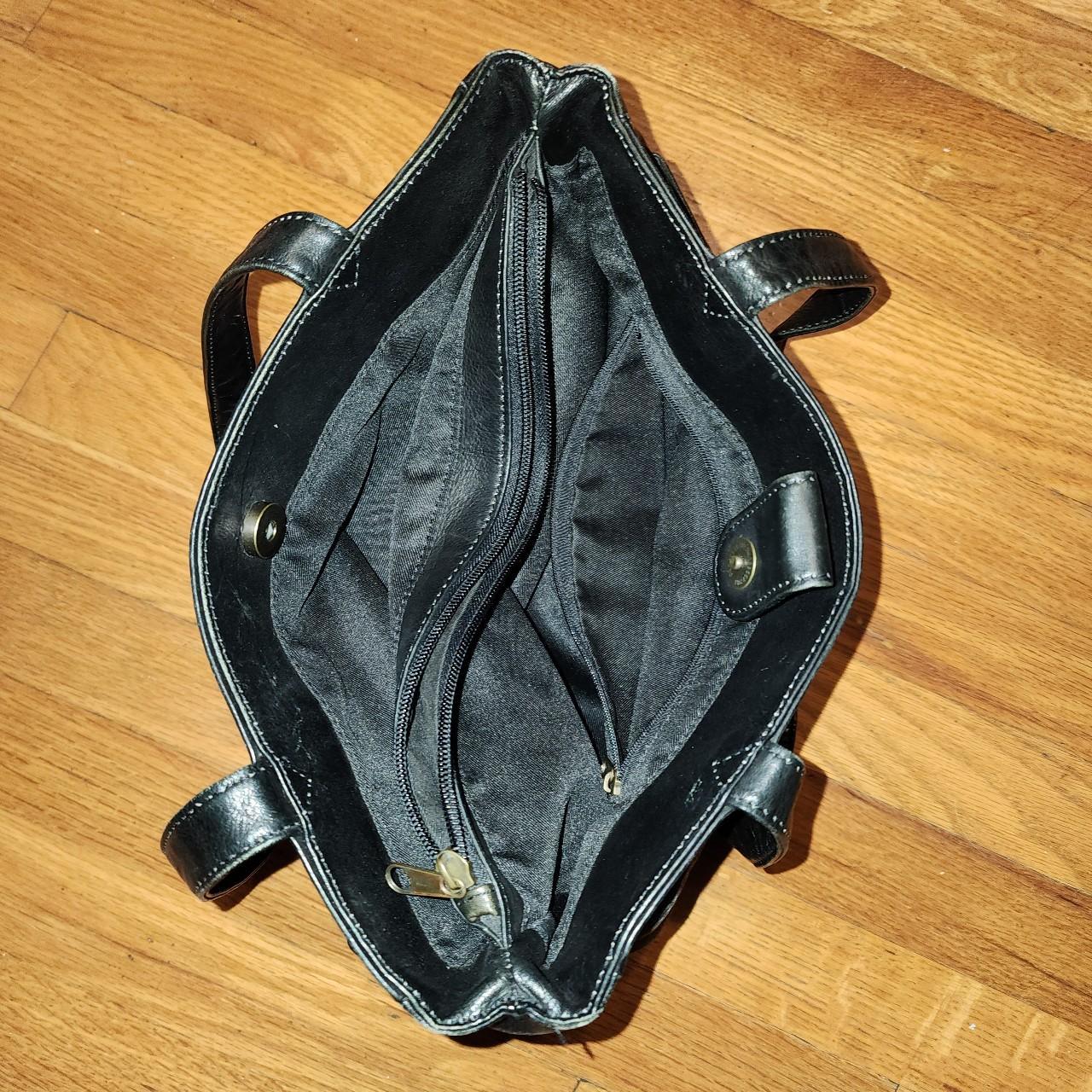 Boulder Ridge genuine black leather purse Has 7... - Depop