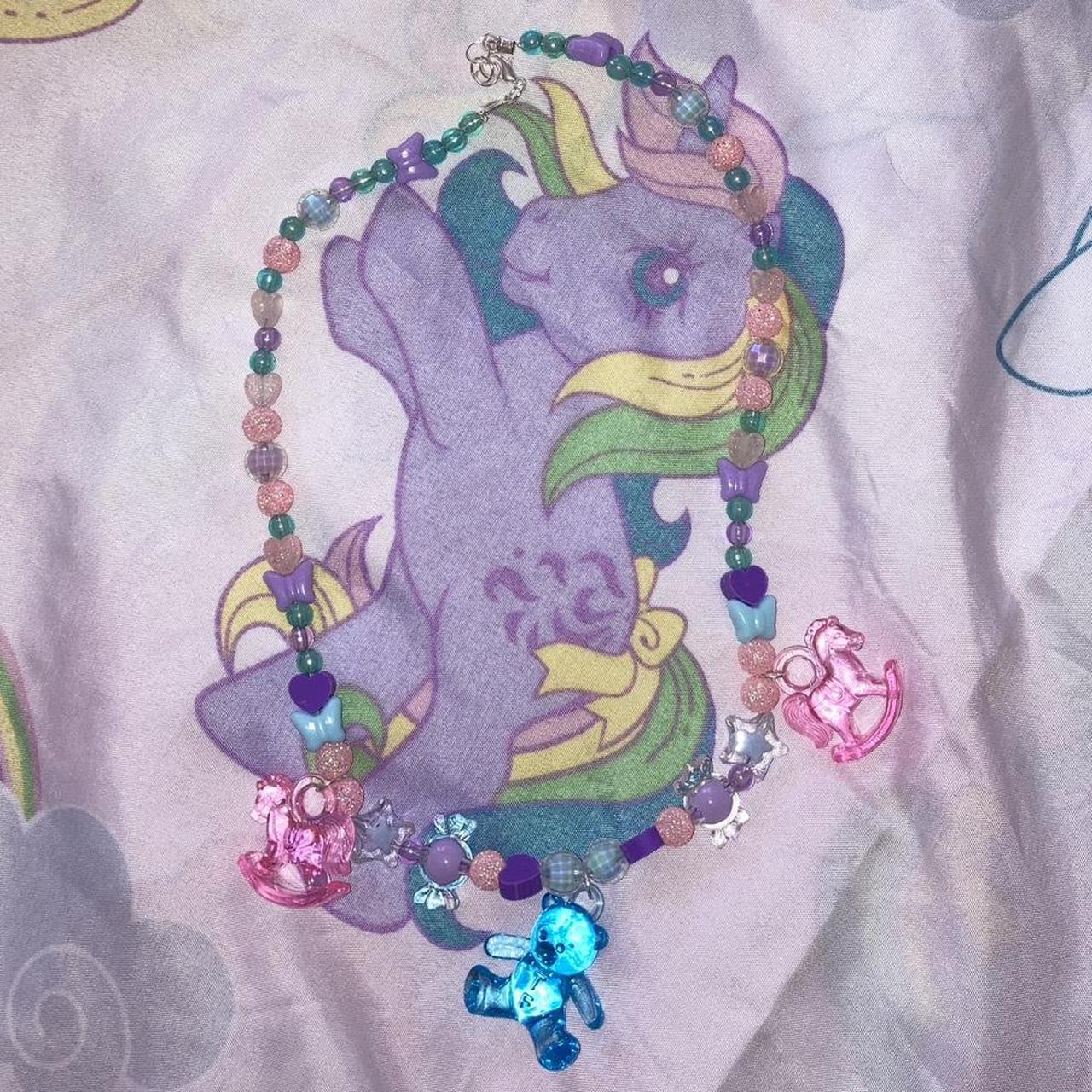 Fairy Kei and Decora inspired handmade necklace... | Depop