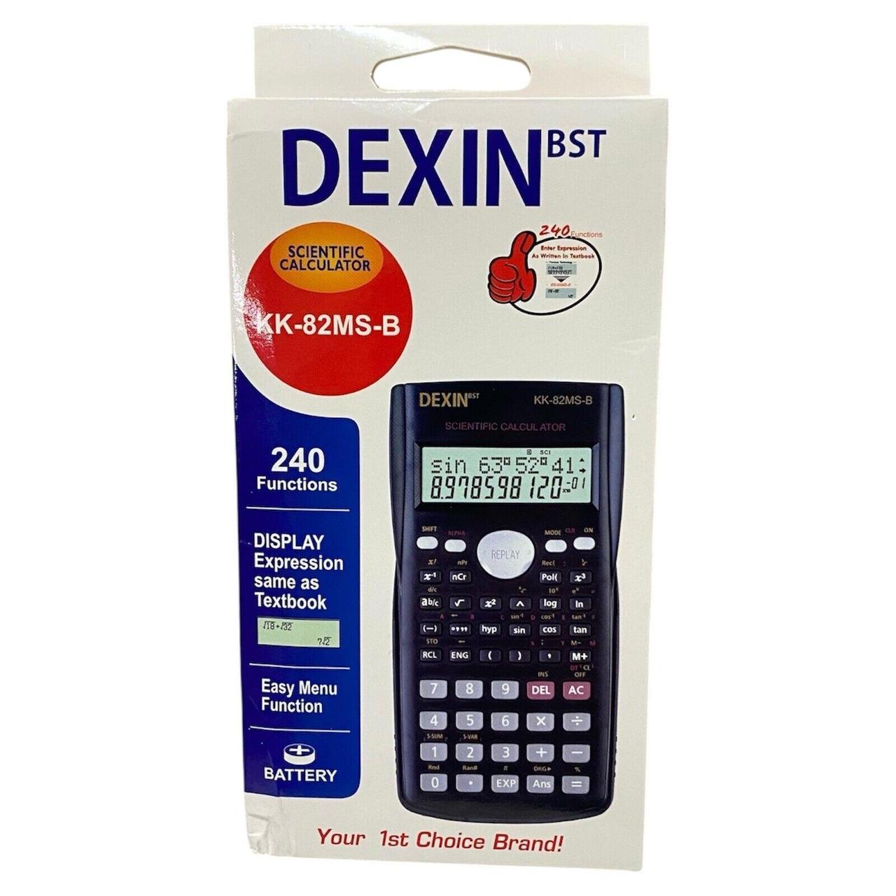 DEXIN BST Scientific Calculator Black KK-82MS-B 240... | Depop