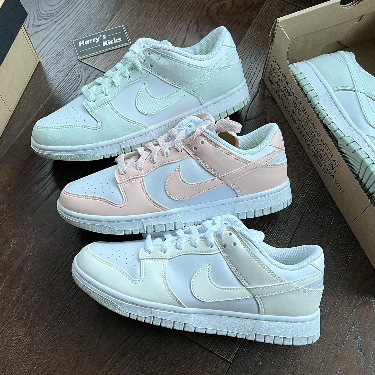 NIKE DUNK LOW NEXT NATURE ‘WHITE MINT’ 🌱♻️ Dunk low... - Depop