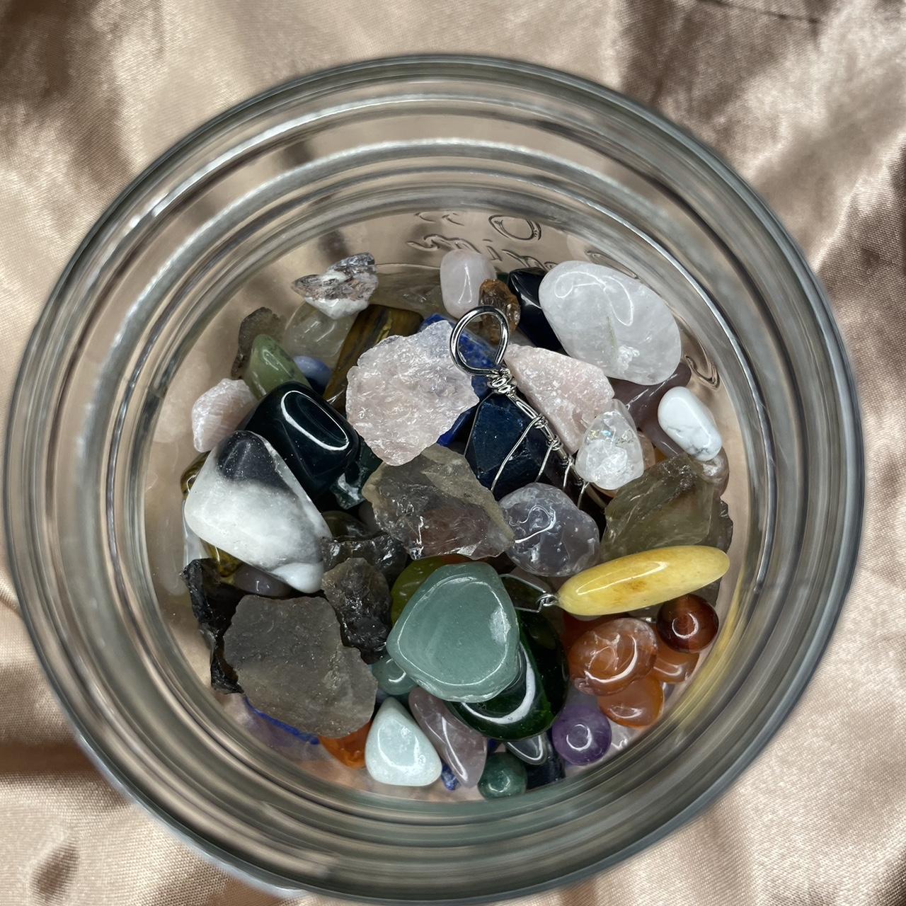 Crystal scoop (Last pic example) Random crystals... - Depop