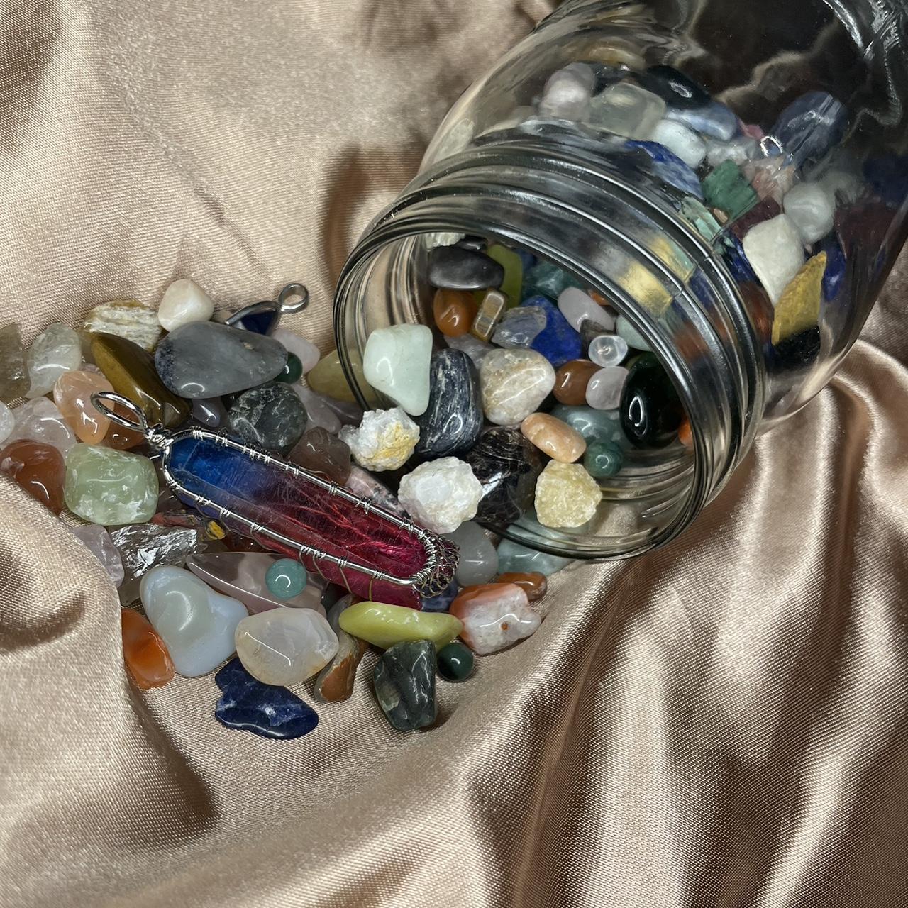 Crystal scoop (Last pic example) Random crystals... - Depop