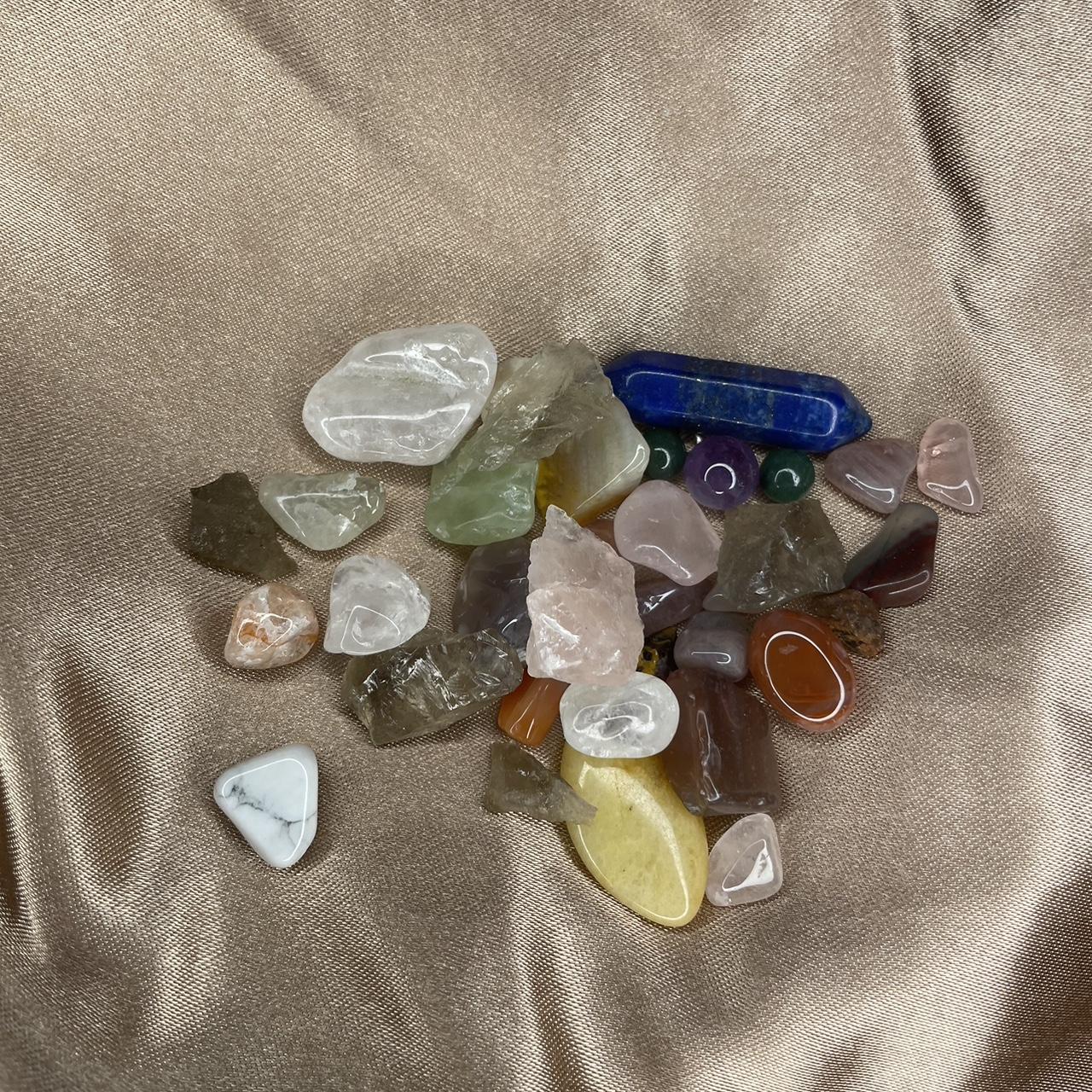 Crystal scoop (Last pic example) Random crystals... - Depop