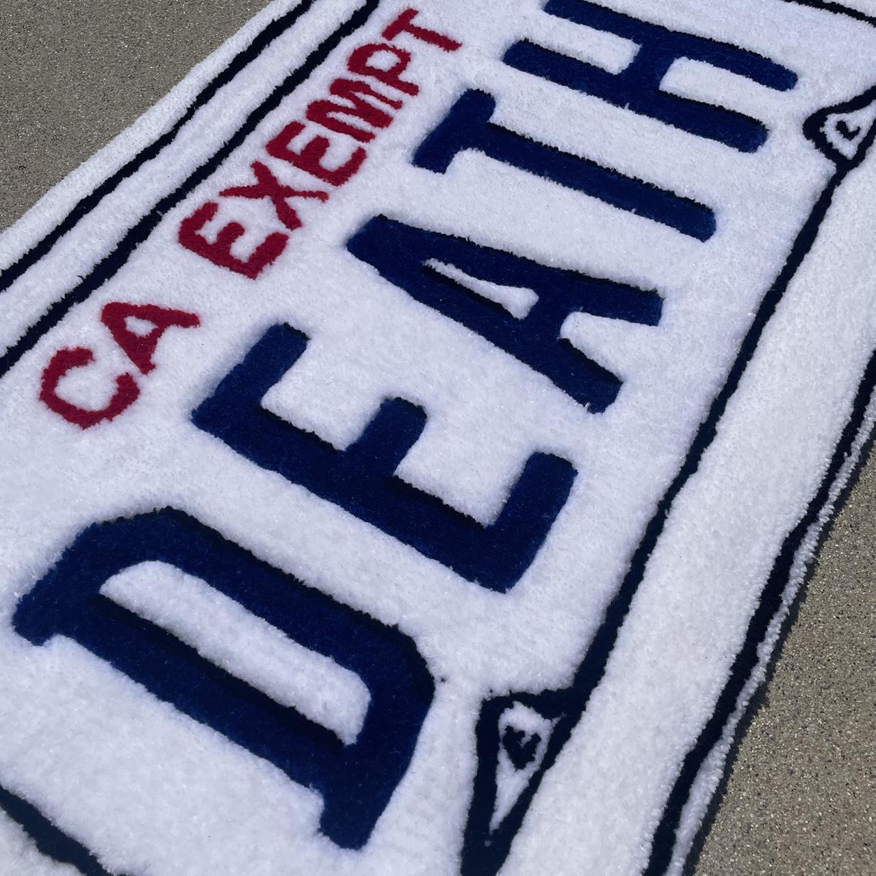 death grips government plates rug 2ft 6in wide great... - Depop