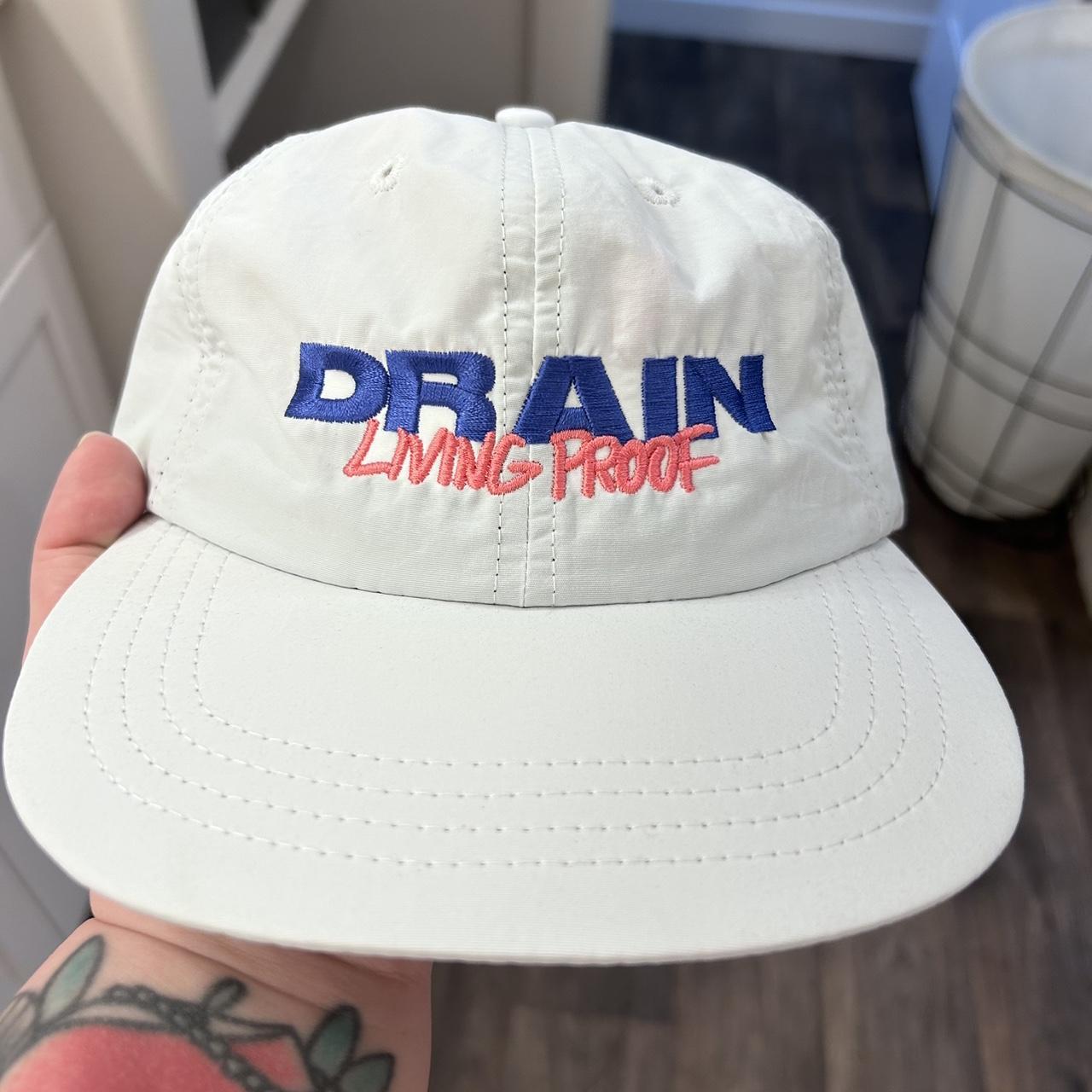 DRAIN tour hat. WHITE Hardcore. Straight Edge.... - Depop