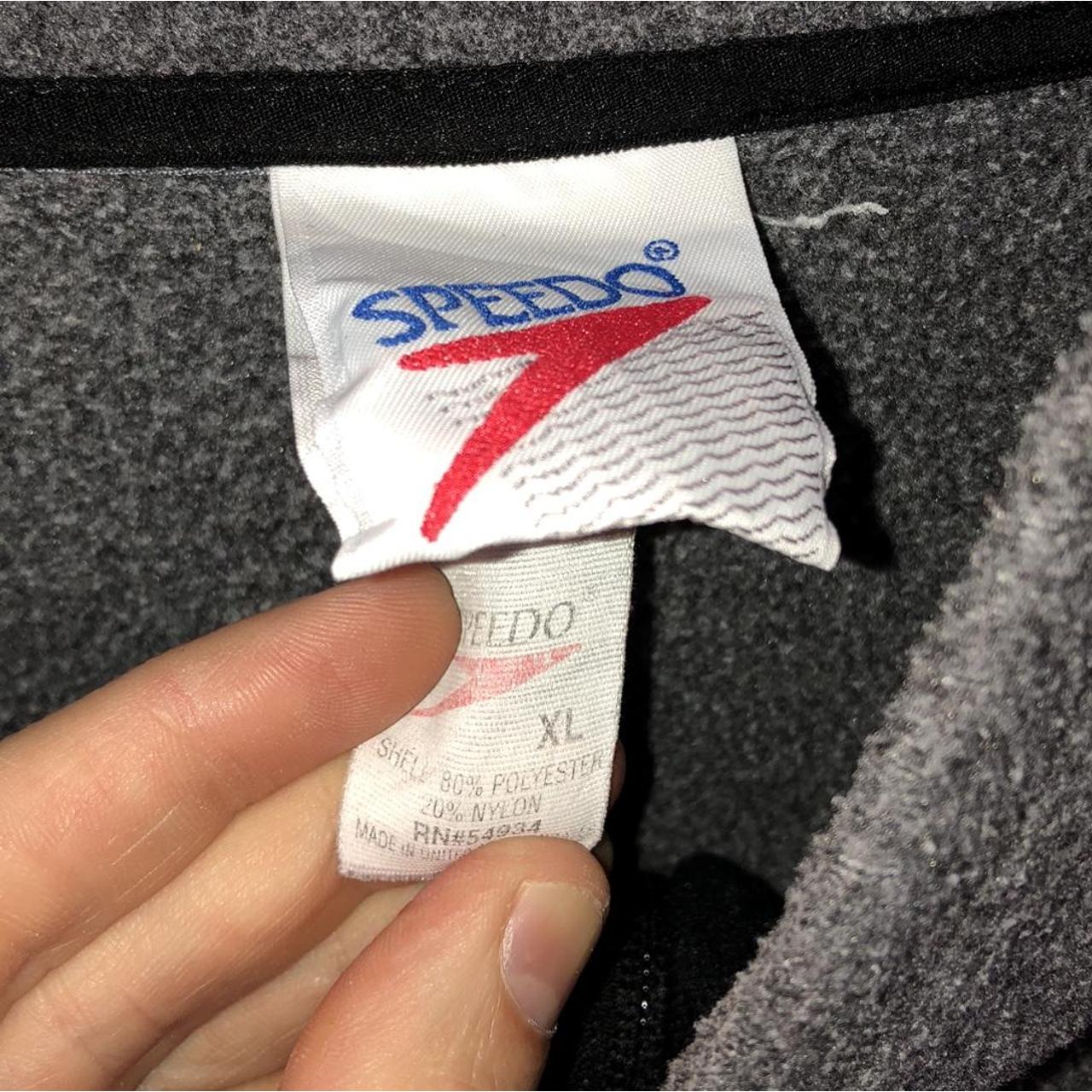 Vintage Mens SPEEDO Sherpa Fleece Zip Jacket with... - Depop