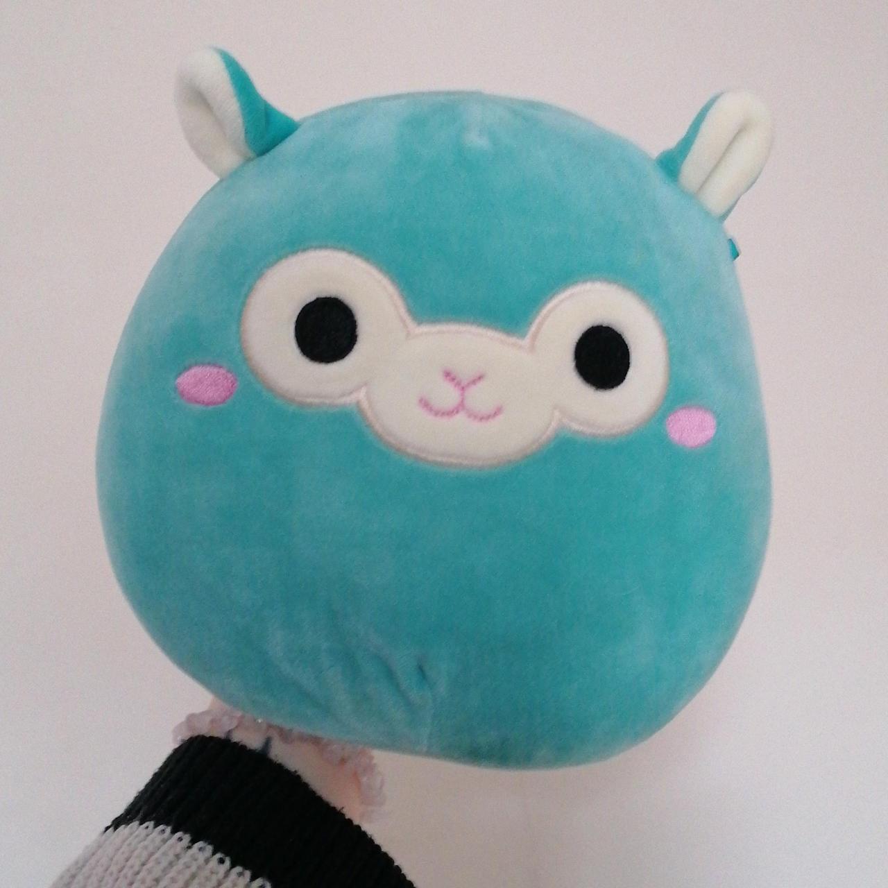 Blue llama squishmallow plushie soft toy - Depop