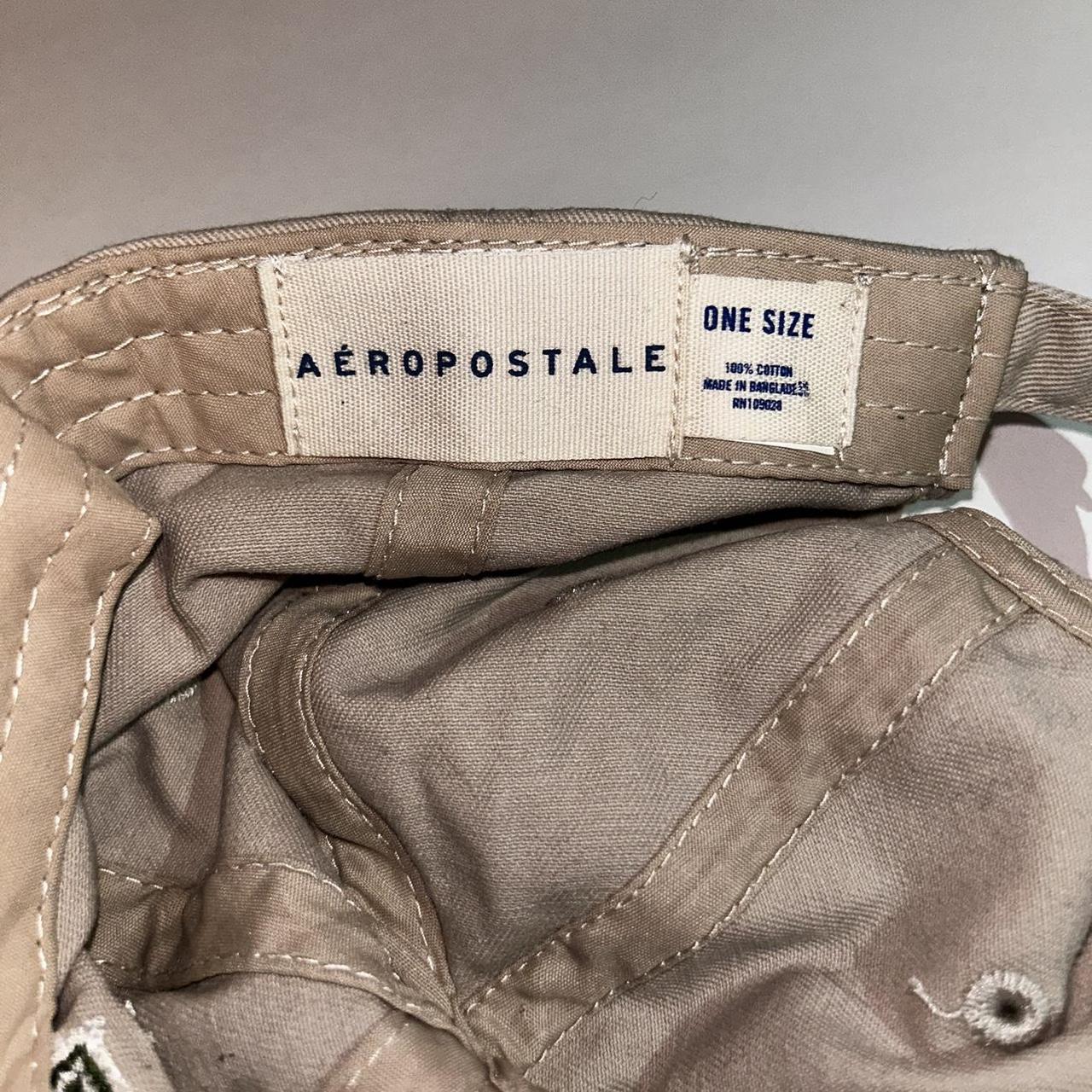 Aero 1987 Baseball Cap DETAILS: Beige and green... - Depop