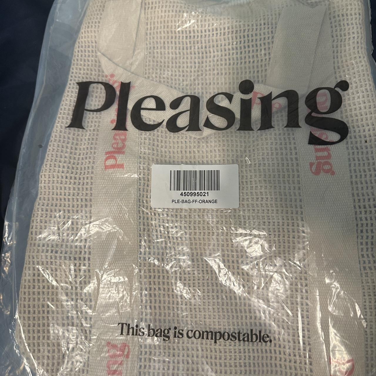 original pleasing bag with ORANGE lettering not... - Depop