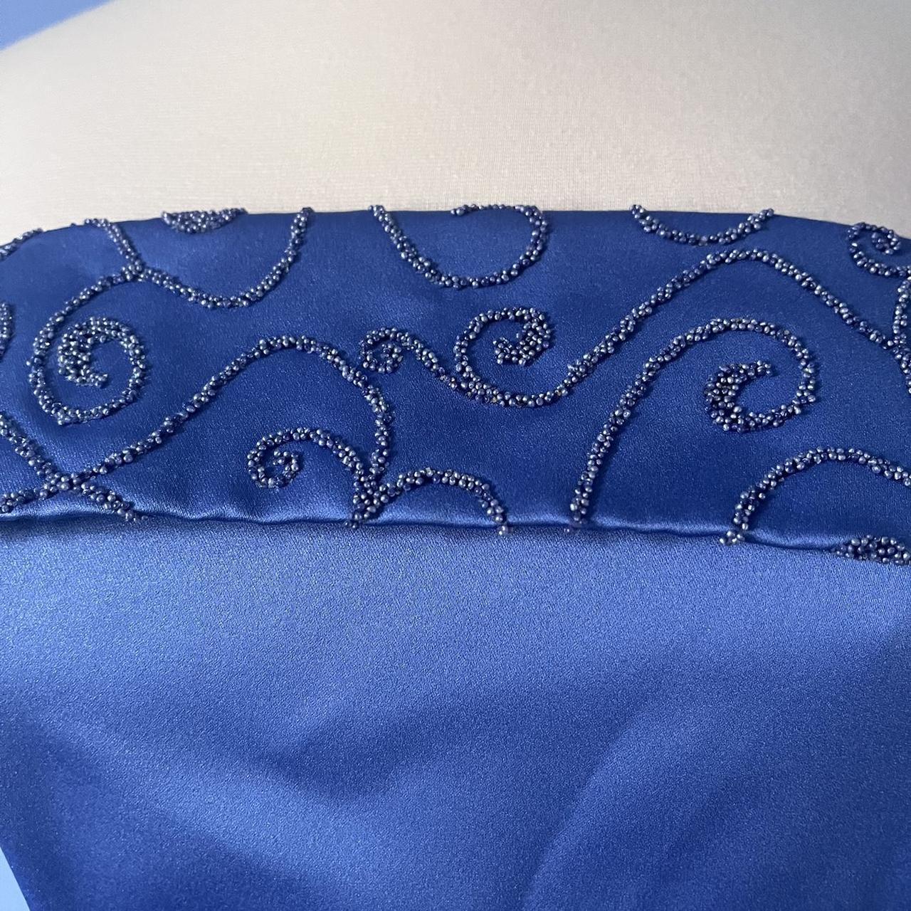 ROBERTA Gorgeous vintage blue cinderella-esque gown... - Depop