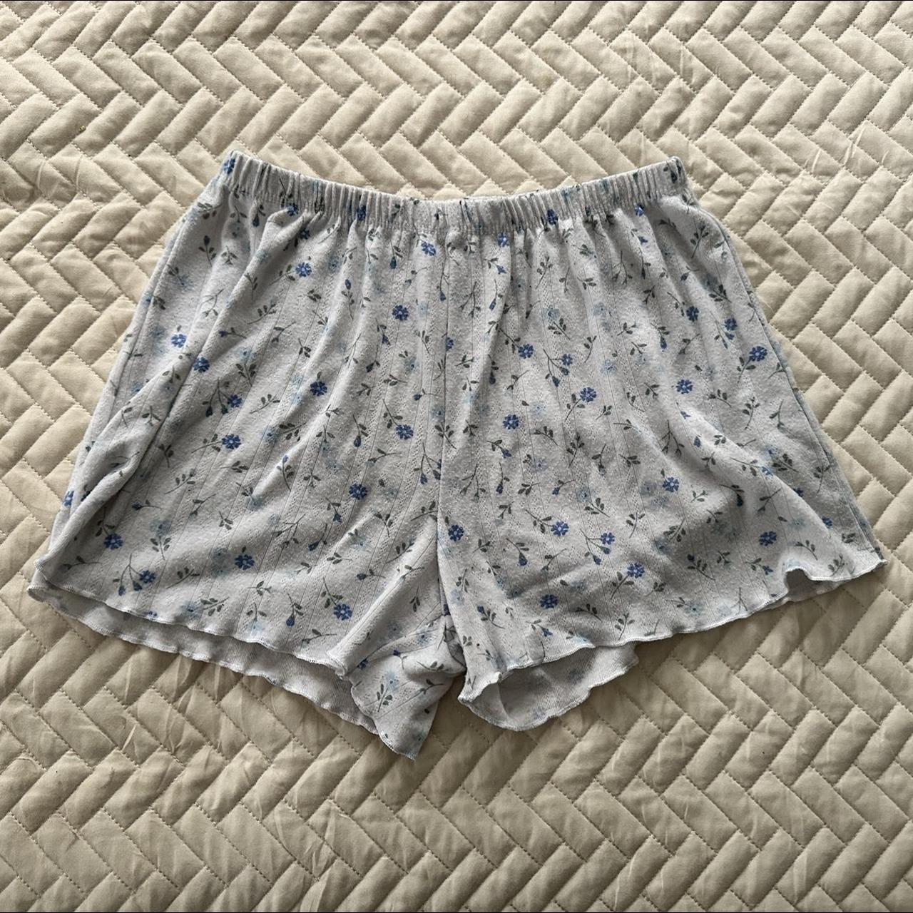 floral pj shorts • NO FLAWS • #floral... - Depop