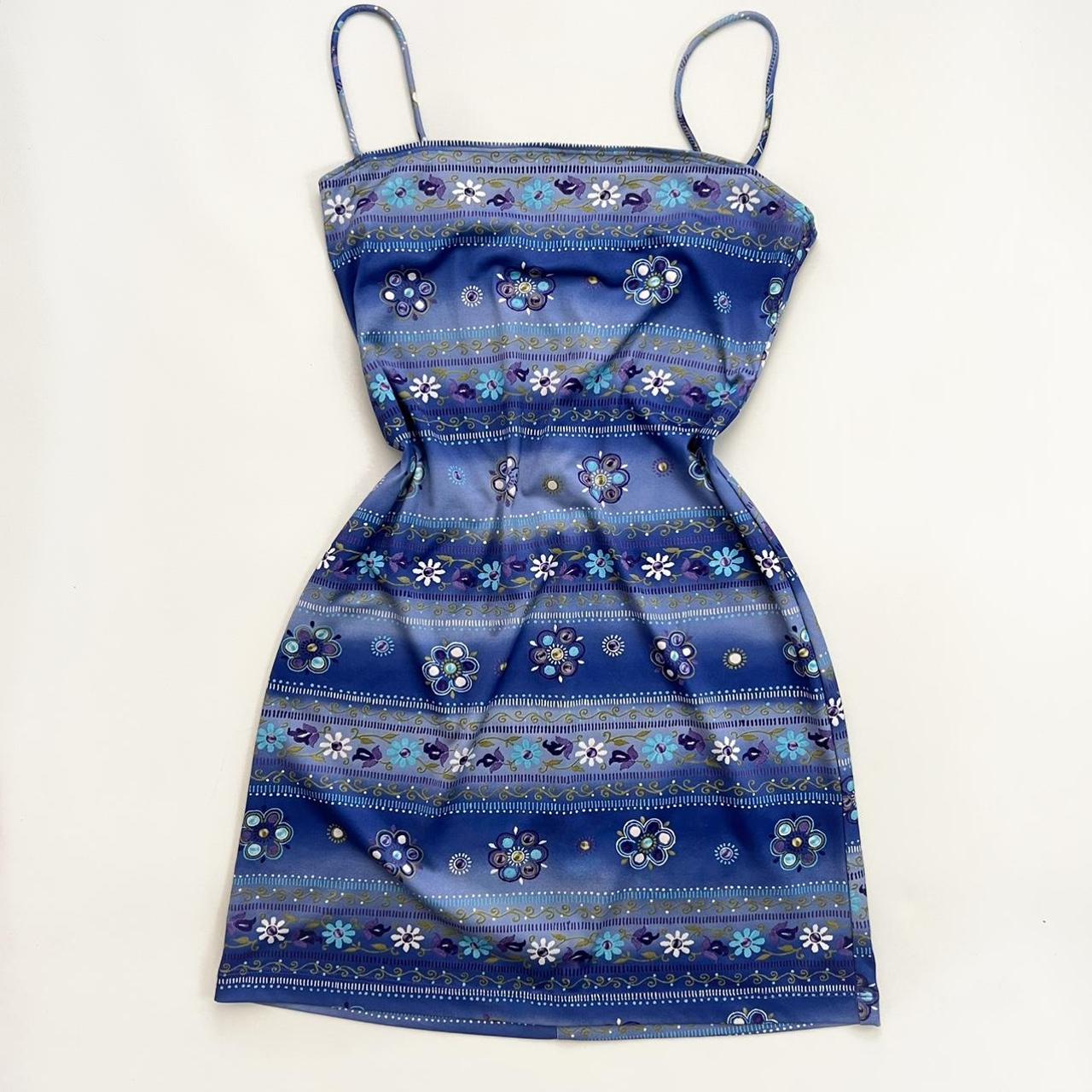 Rampage Women's Blue Dress | Depop