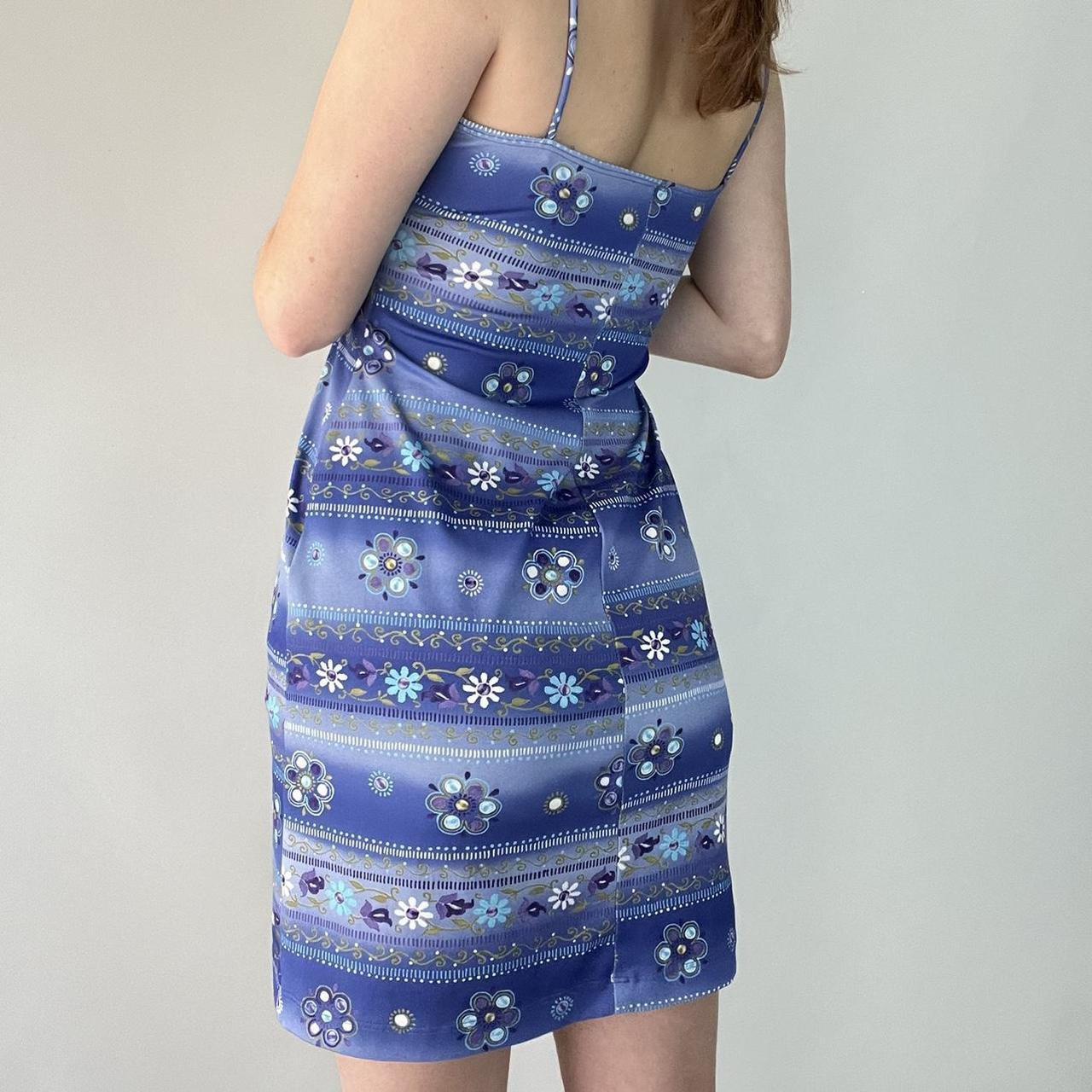 Rampage Women's Blue Dress | Depop