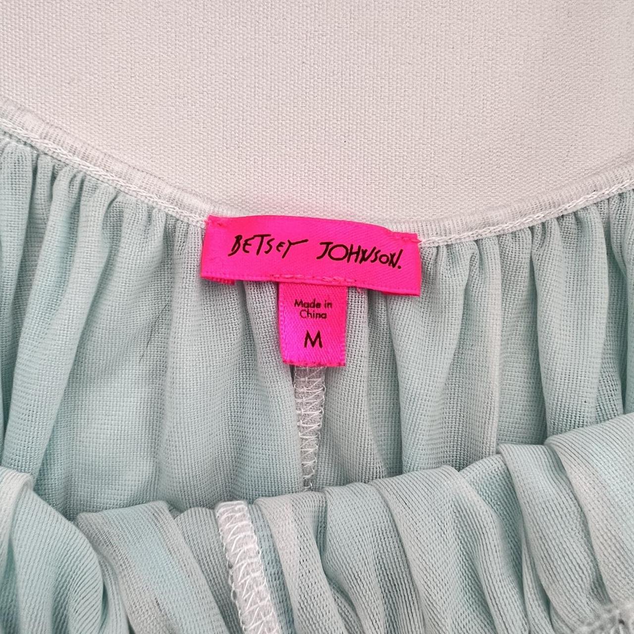 betsey johnson blue babydoll slip dress size medium... - Depop