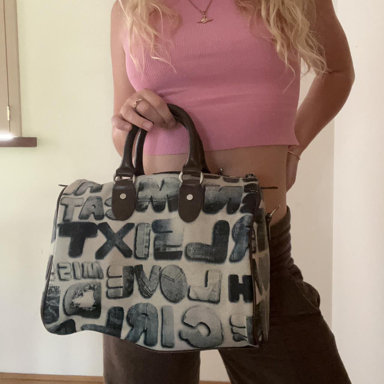 Lush miss sixty monogram graphic tote bag, great ... - Depop