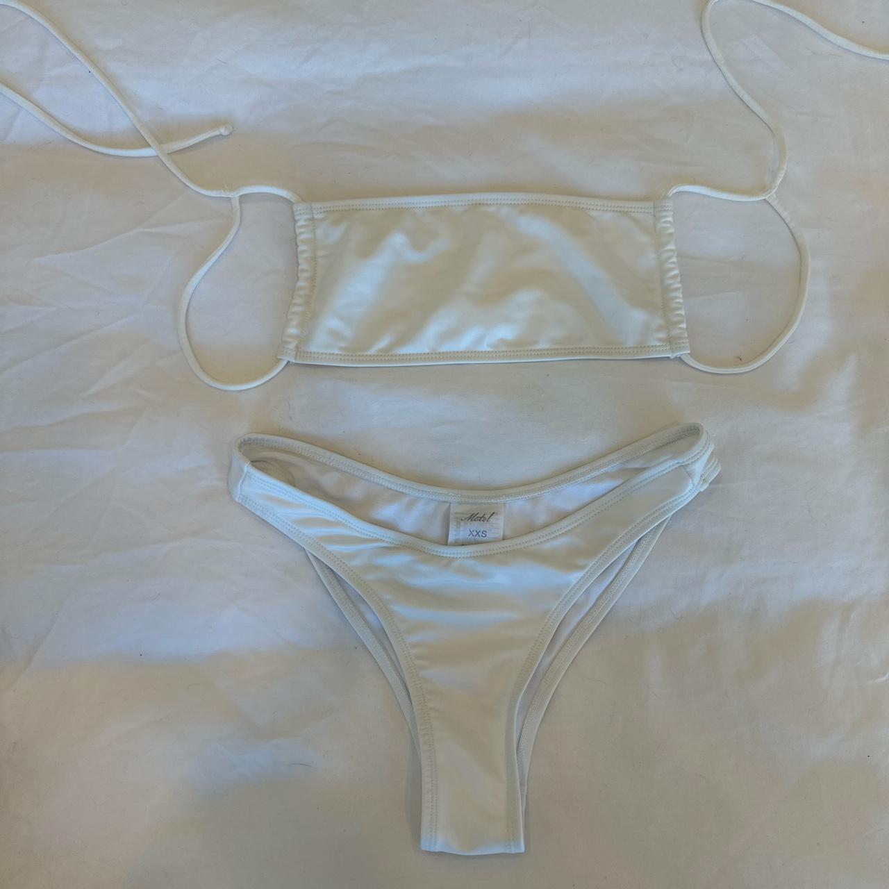 Motel White Bikini - Depop