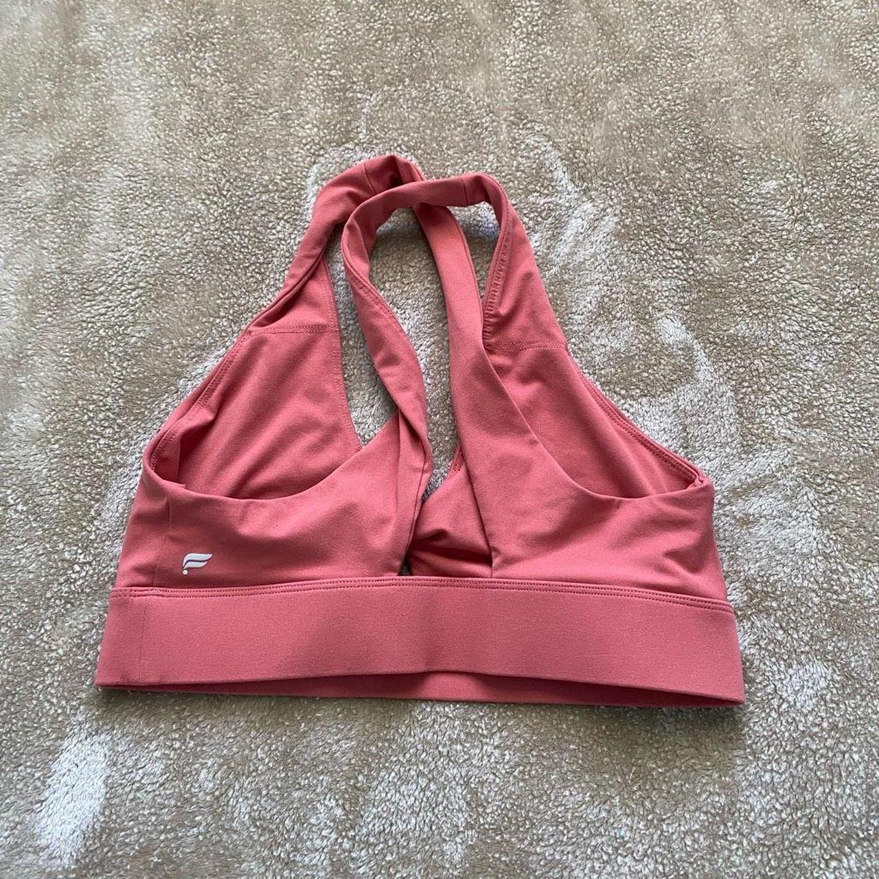 Fabletics Women's Pink Bra | Depop