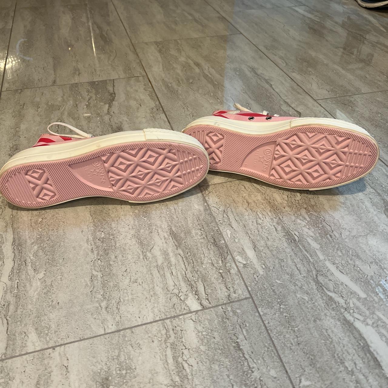 Converse All Star Hi Lift Light and Hot Pink Candy... - Depop