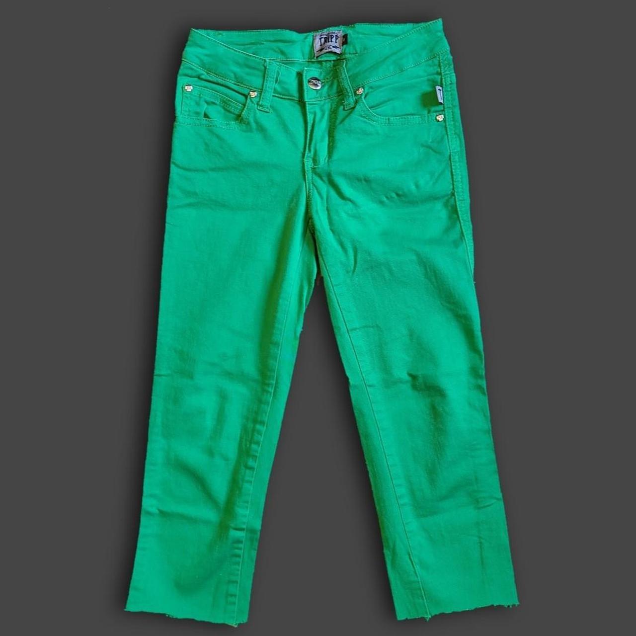 Green Capri Pants • brand: Tripp NYC • size: 0 •... - Depop