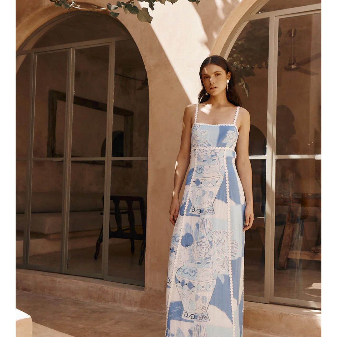 Claxoria Poppy™ | Patchwork Maxi Dress - Depop