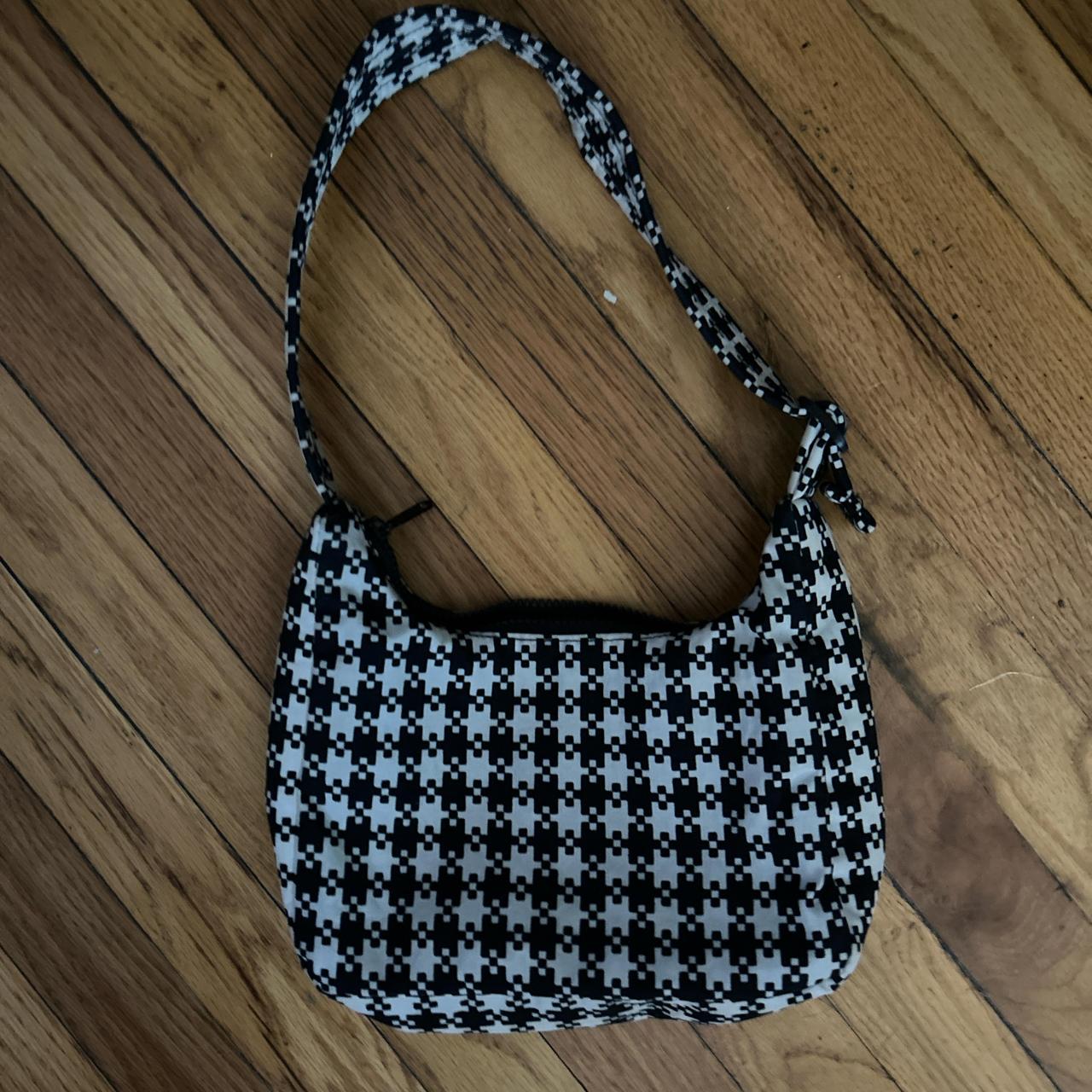 Baggu black and white shoulder bag Black and white... - Depop
