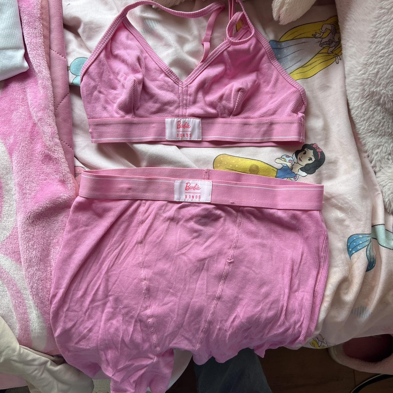 Barbie bonds short and bra set #bonds #shorts #set... - Depop