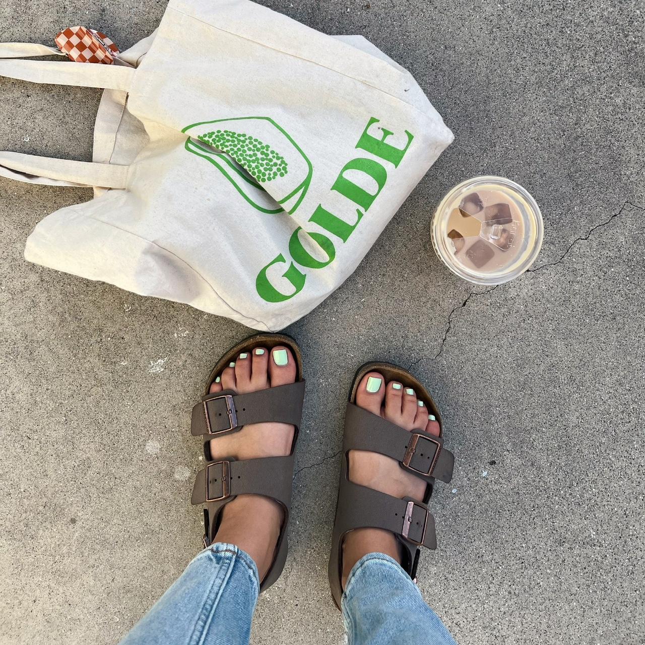 Birkenstocks Milano sling back strap sandals Pre... - Depop