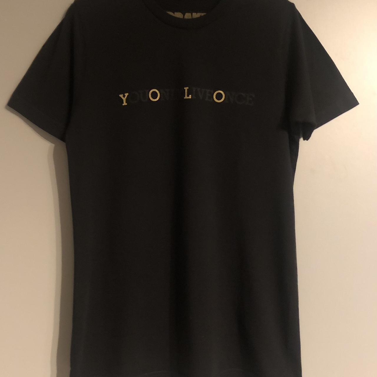 Official Drake Club Paradise Tour YOLO Logo T-shirt... - Depop