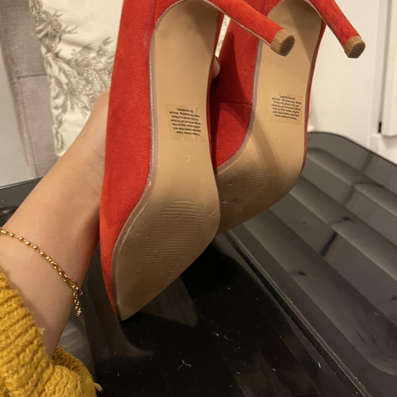 DOROTHY PERKINS red court heels. Worn once indoors... - Depop
