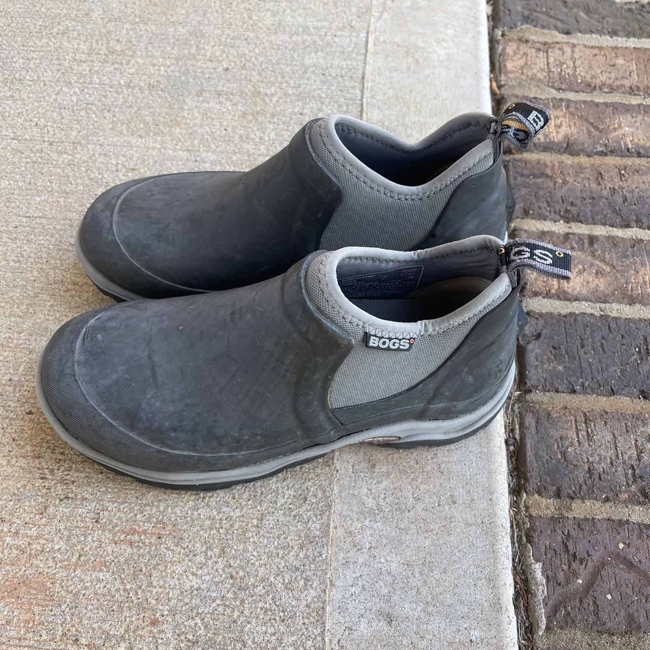 Grey Bog Boots maybe worn once. Size 7 - Depop