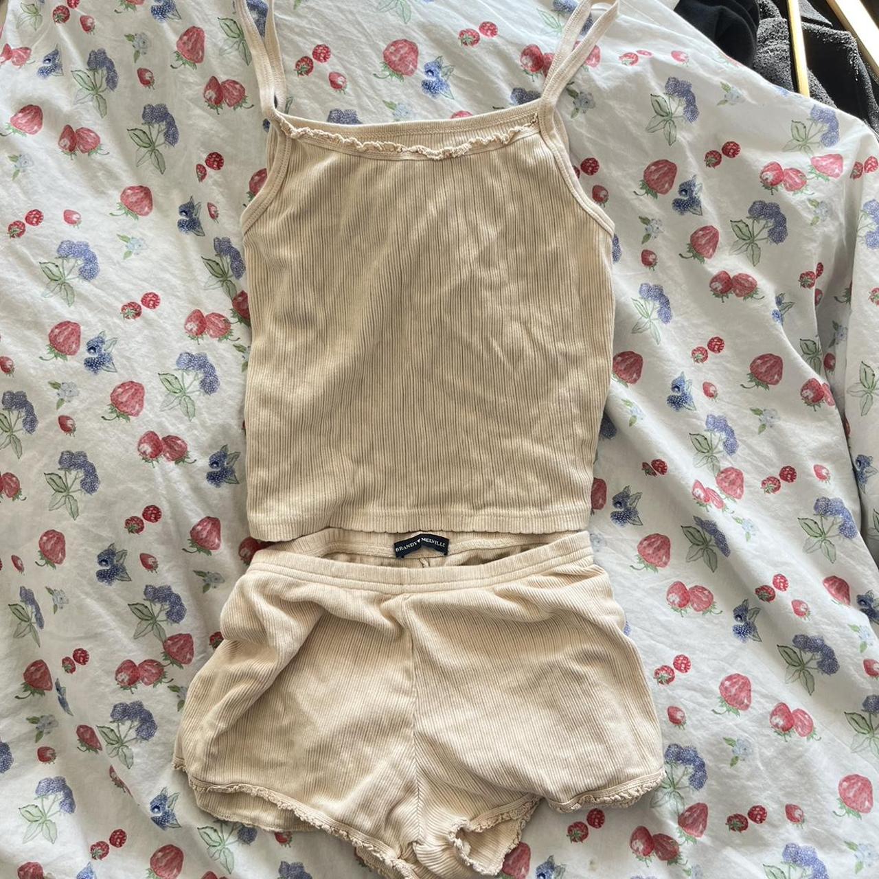 Brandy Melville Matching PJ Set 💌 » comes in one... - Depop