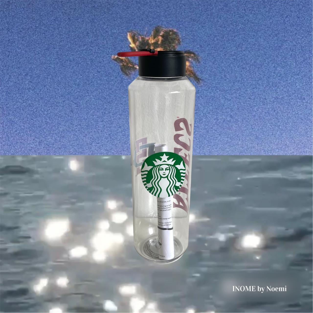 Starbucks SD Aztecs Clear Water Bottle Please dm me... - Depop