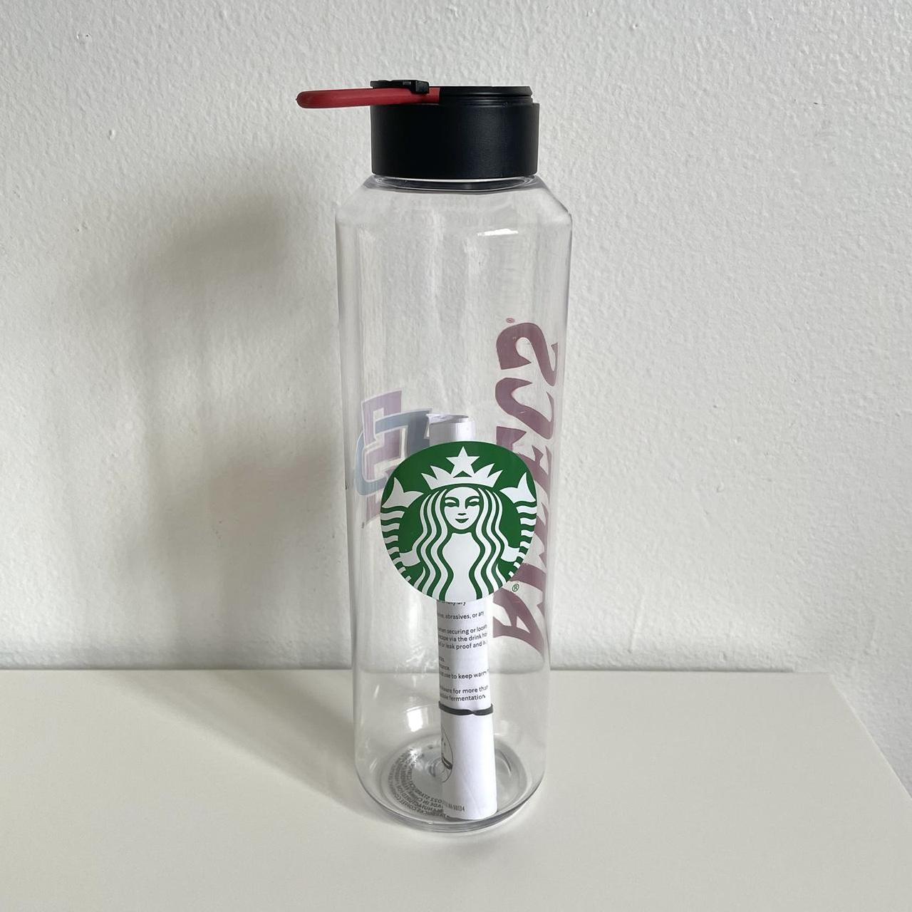 Starbucks SD Aztecs Clear Water Bottle Please dm me... - Depop