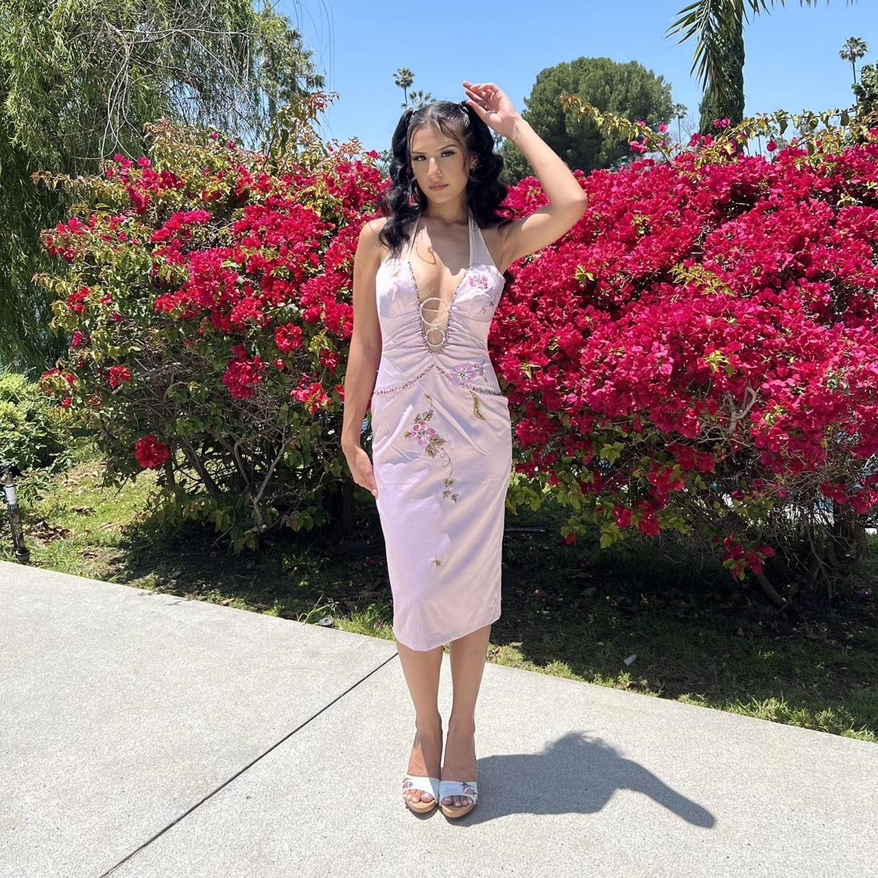 Vintage mandalay haltered dress Size : 6 ; insane... - Depop