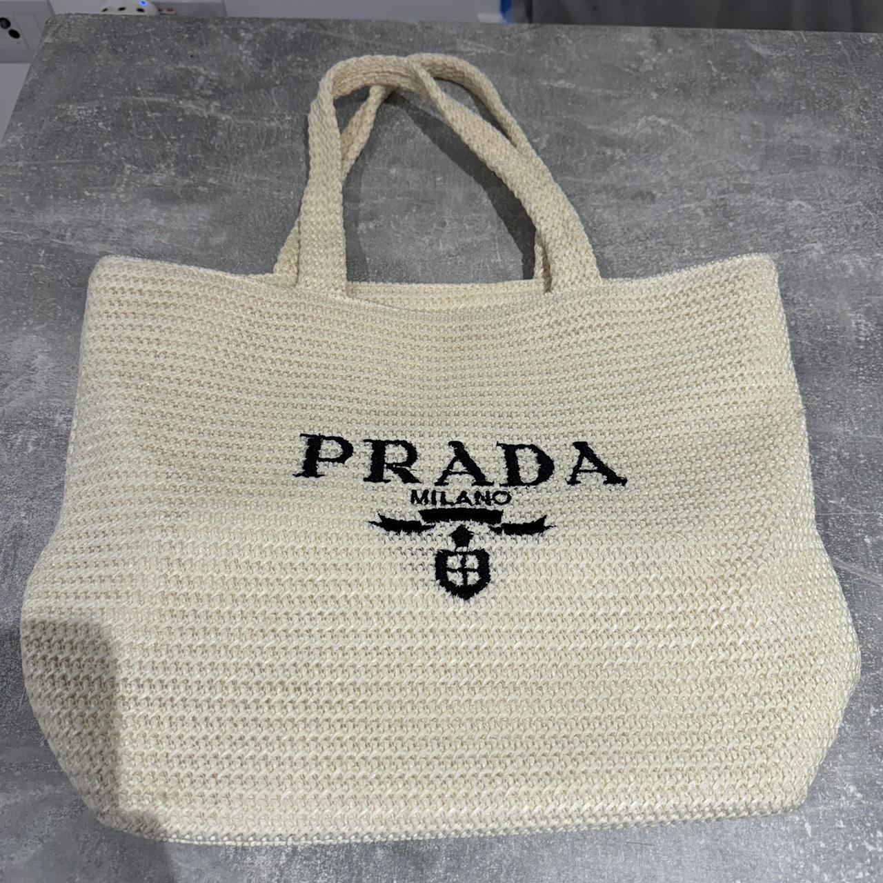 Prada beach bag Brand new condition measurements... - Depop