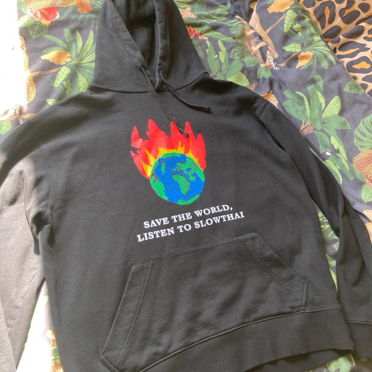 Limited Slow Thai merch “save the world listen to... | Depop
