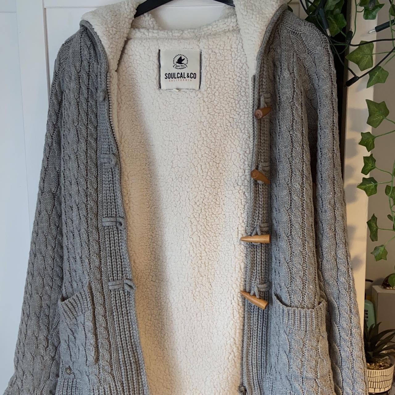 Fur lined jacket Perfect for the winter very warm... - Depop