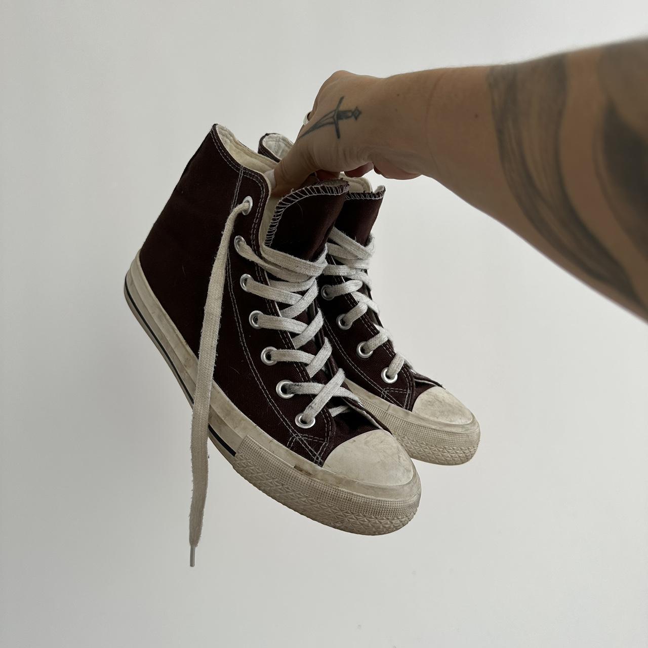 Brown converse dupe Sincerely Jules super comfy - Depop