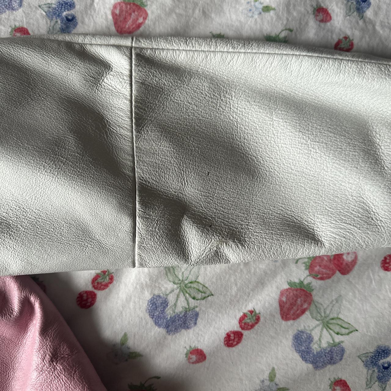 Pink racing jacket🩷🤍 some signs of wear, included in... - Depop