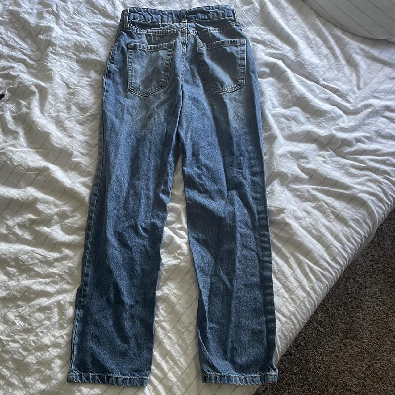 wild fable straight leg denim jeans size 0 - Depop