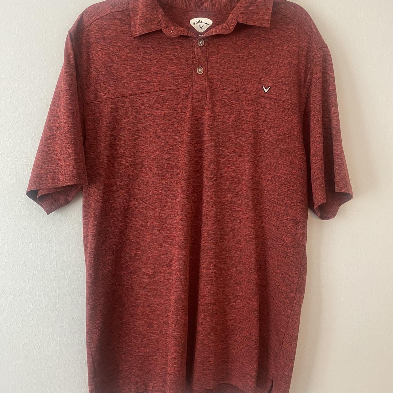 Callaway Men's Red Polo-shirts | Depop