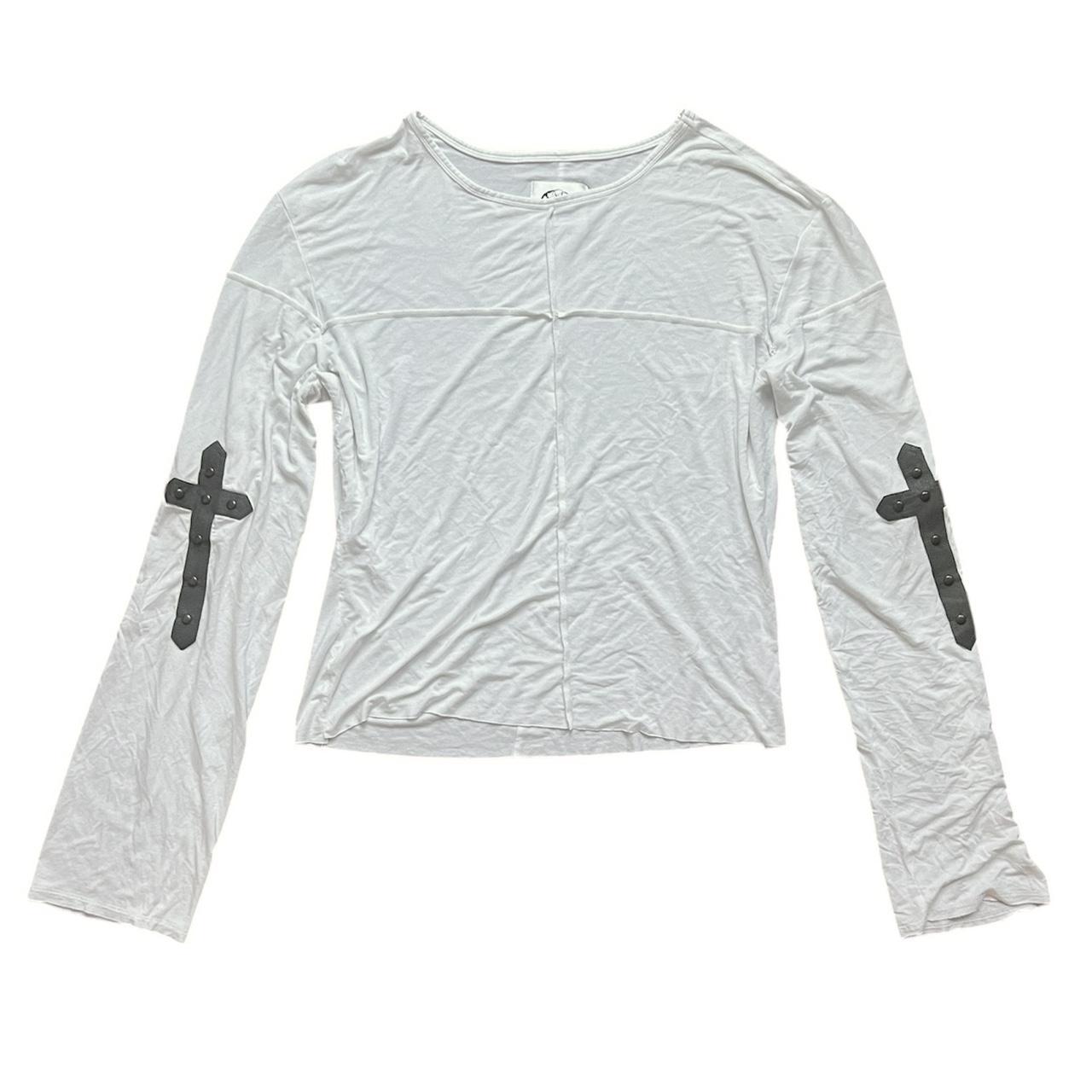 reworked cross long sleeve. super cool piece by feng... - Depop
