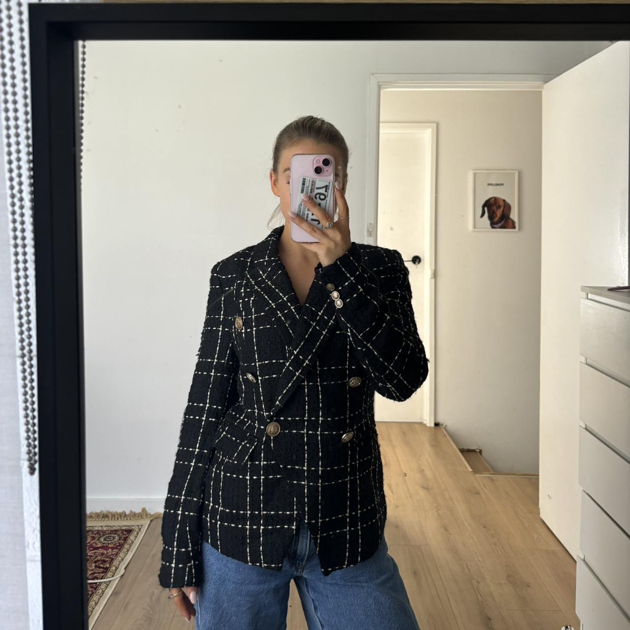 Decjuba tweed blazer #tweed #blazer - Depop