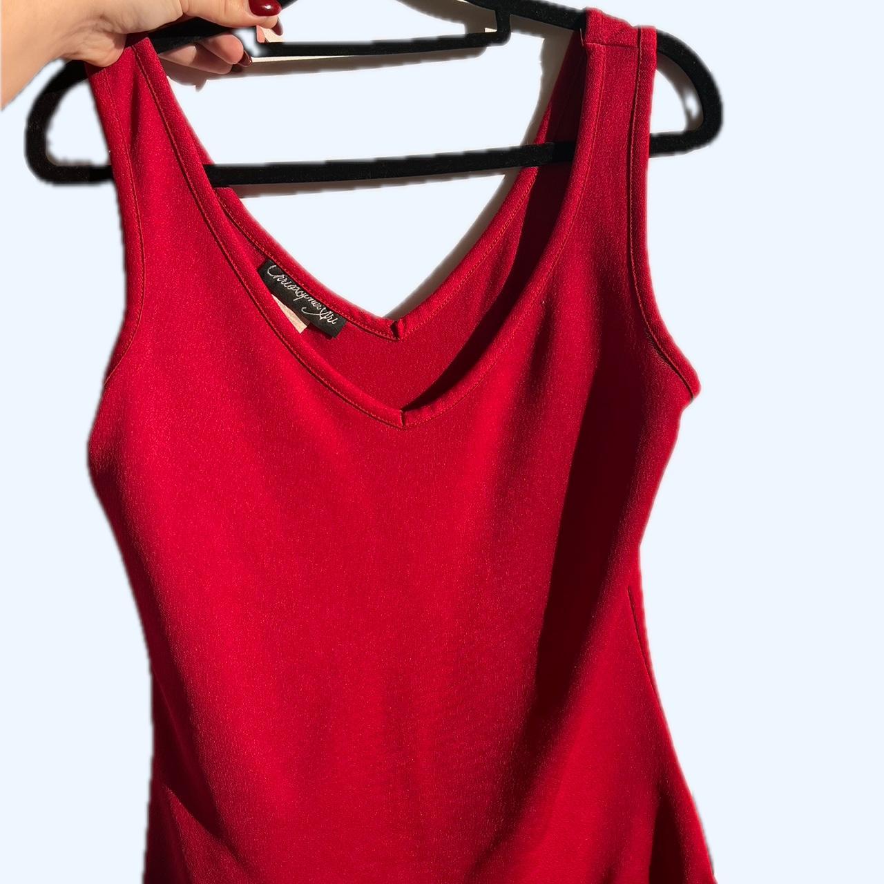 Super cute red singlet! - Depop