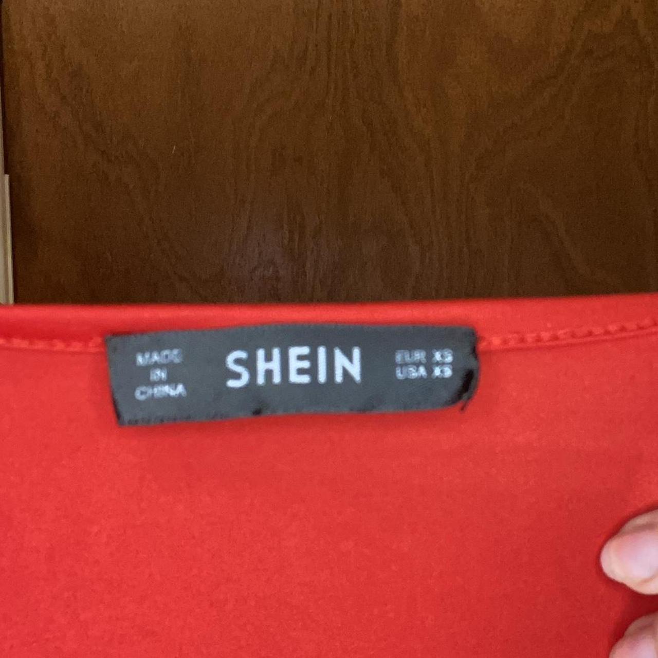 Shein red tank Size : XS #shein #red #top - Depop