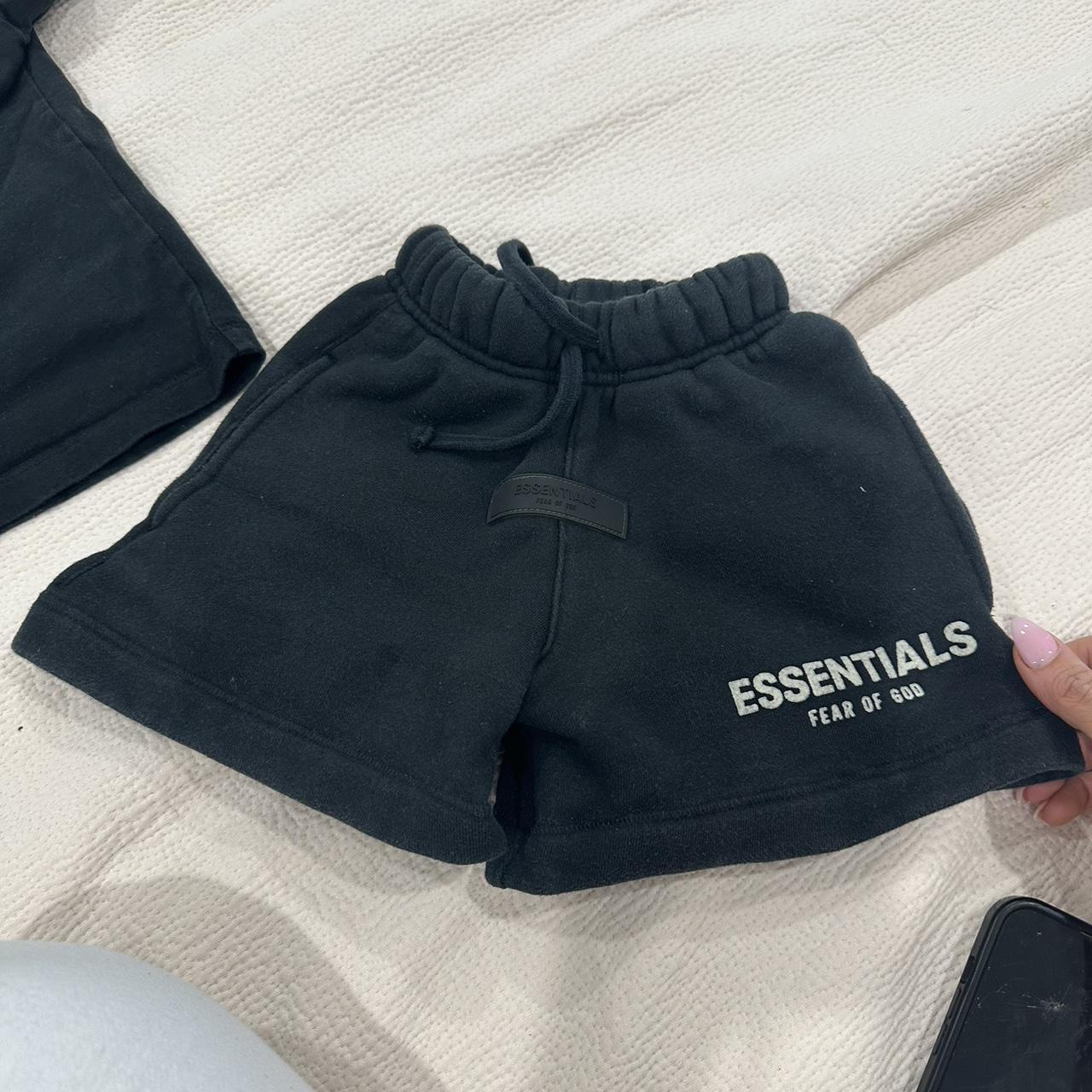 Kids ESSENTIALS Fear of God Set Shorts size 2-3... - Depop