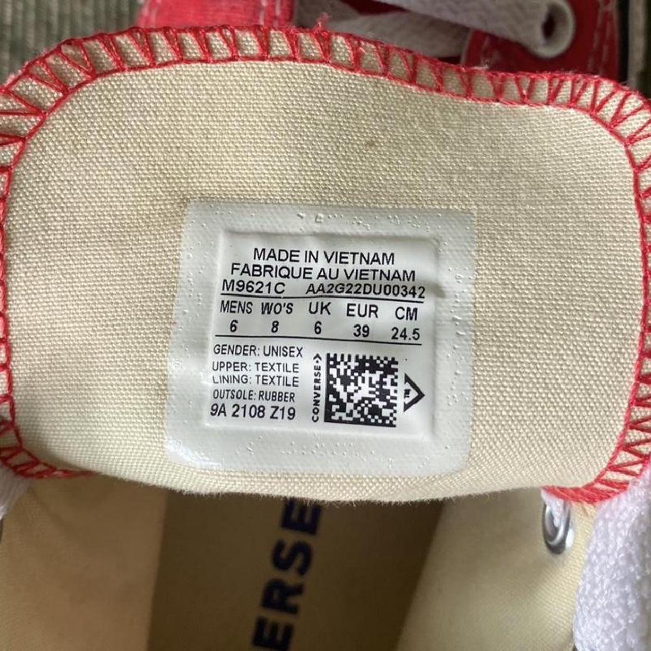 Red Converse!!! Bought from Depop but were slightly... - Depop