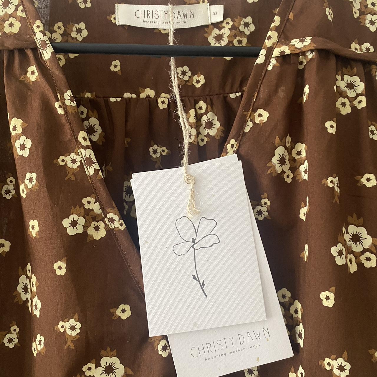 Christy Dawn The Dawn Dress Russet Floral Size XS,... - Depop