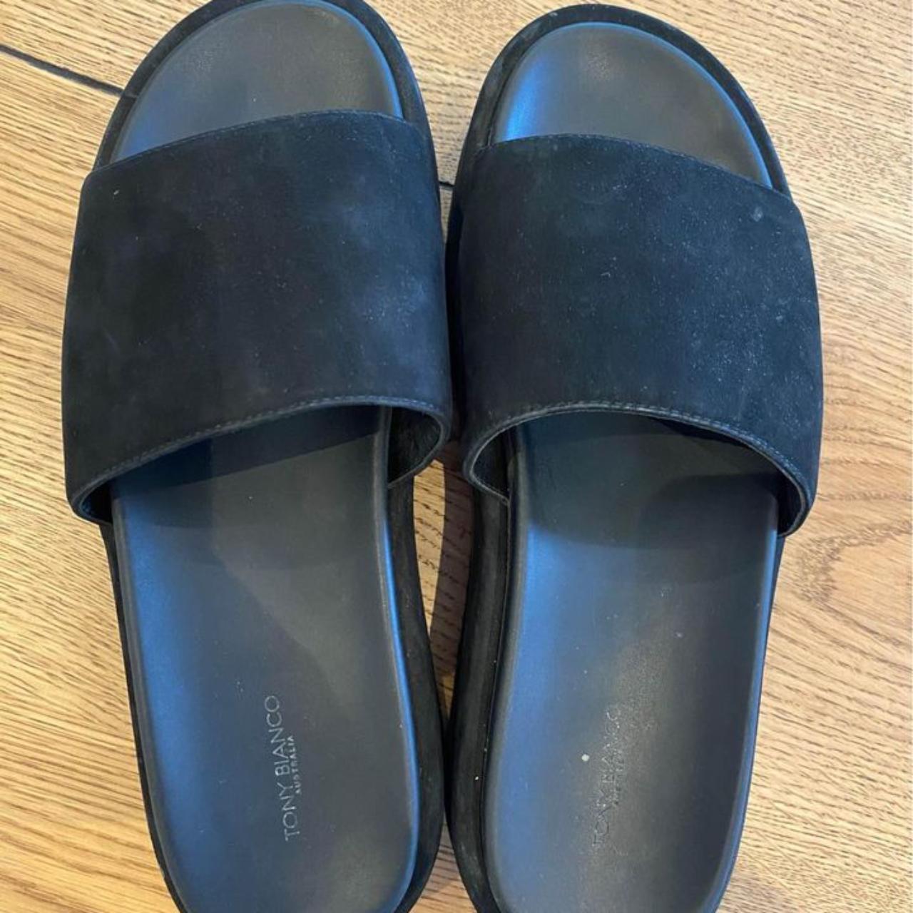 Tony Bianco Rio Phoenix slides Size 9. RRP... - Depop